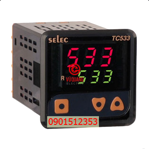 Bộ điều khiển nhiệt độ Selec TC533AX 48x48mm - Thiết Bị Điện Vũ Quang