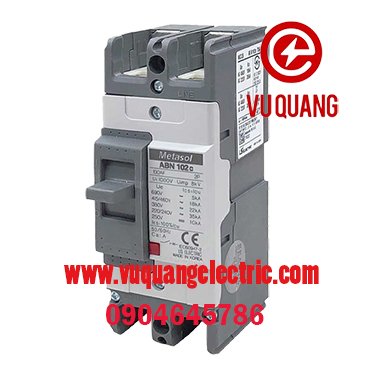 ABN102c 40A – Aptomat LS MCCB 2P 40A 35kA – Thiết Bị Điện Vũ Quang